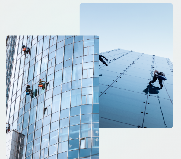 Internal & External High Rise Façade Cleaning – Baros SARL